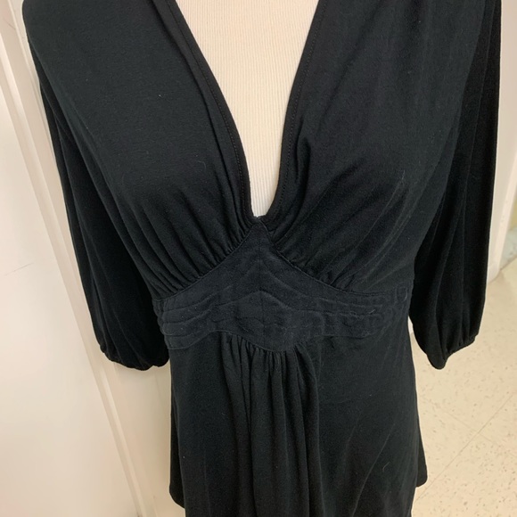 Tops | Very Low Cut V Neck Blouse | Poshmark